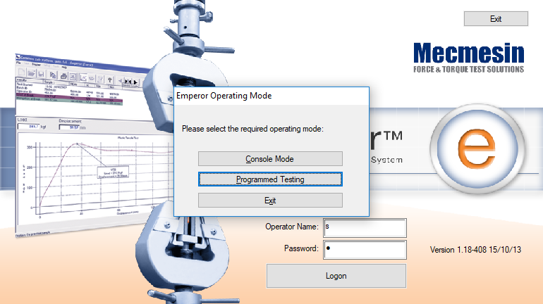 Manually Exporting Raw Data in Full Emperor | Mecmesin Support